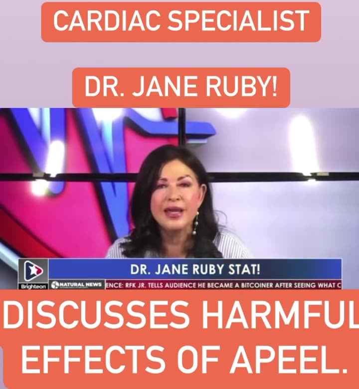 Cardiac Specialist Dr. Jane Ruby discusses harmful effects of APEEL