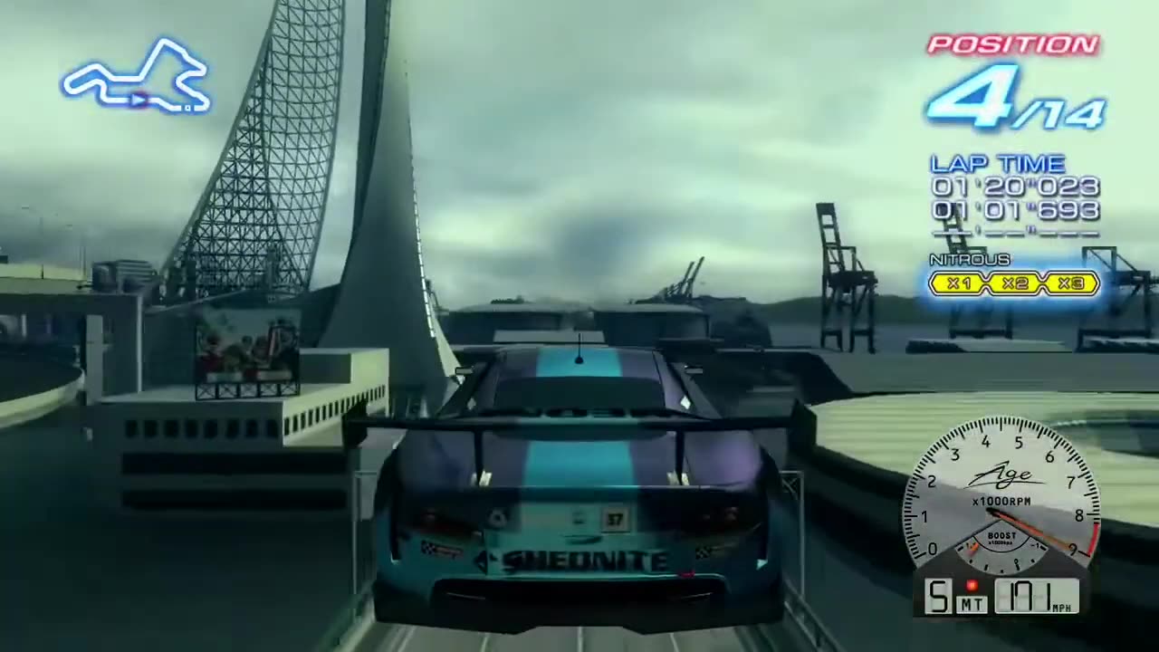 Ridge Racer 6 Expert Route #14 Gameplay(Career Walkthrough)
