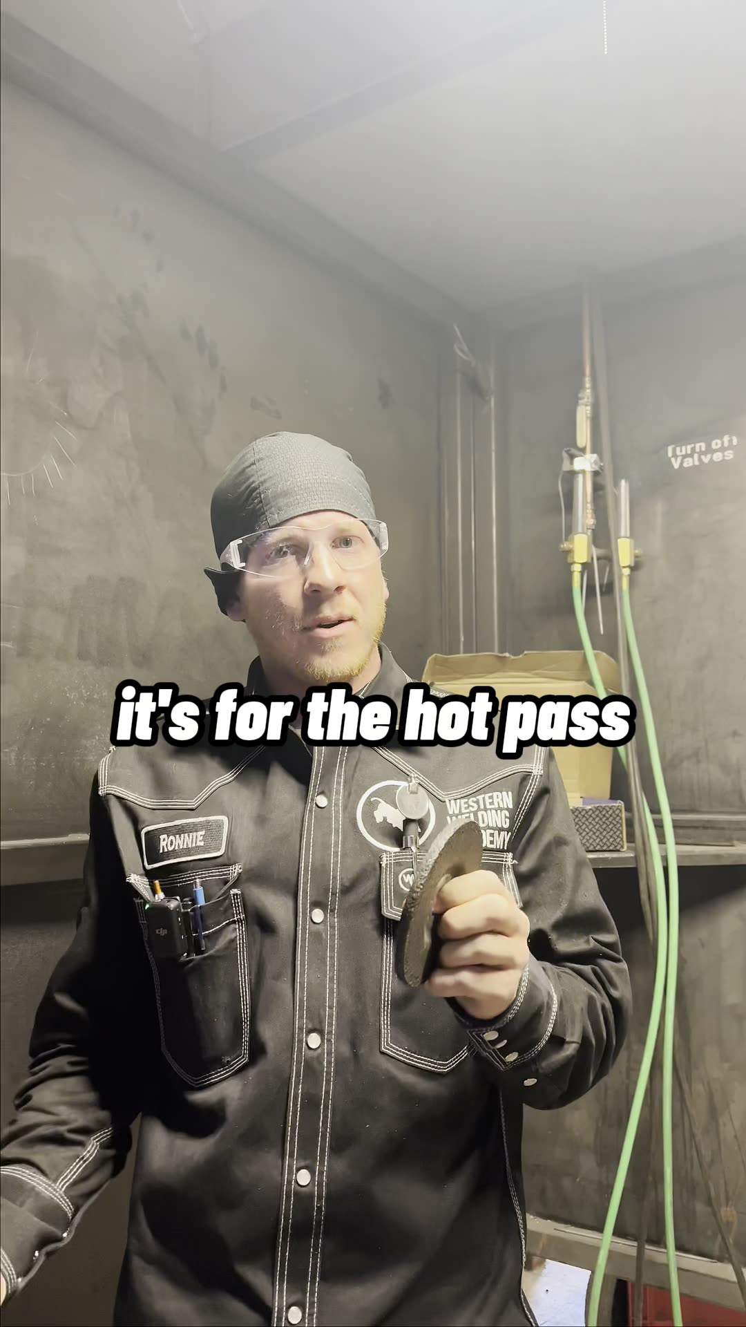 Perfect wheel for grinding out slag #tipoftheday #tip #welder #welding