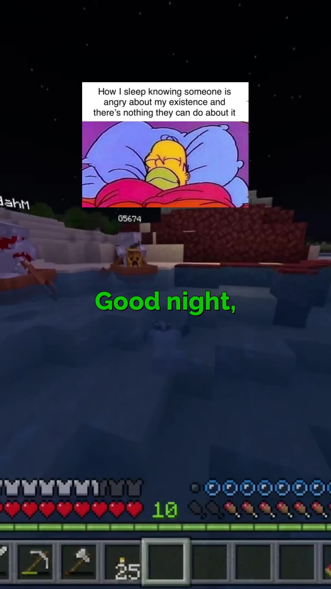 JUST Wanted 2 Take A NAP #minecraft #gaming #shorts #minecraftsmp # ...