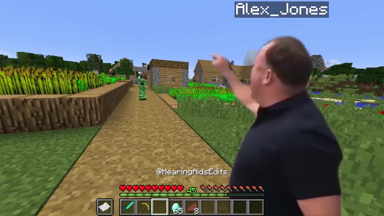 Alex Jones Is Bad at Minecraft