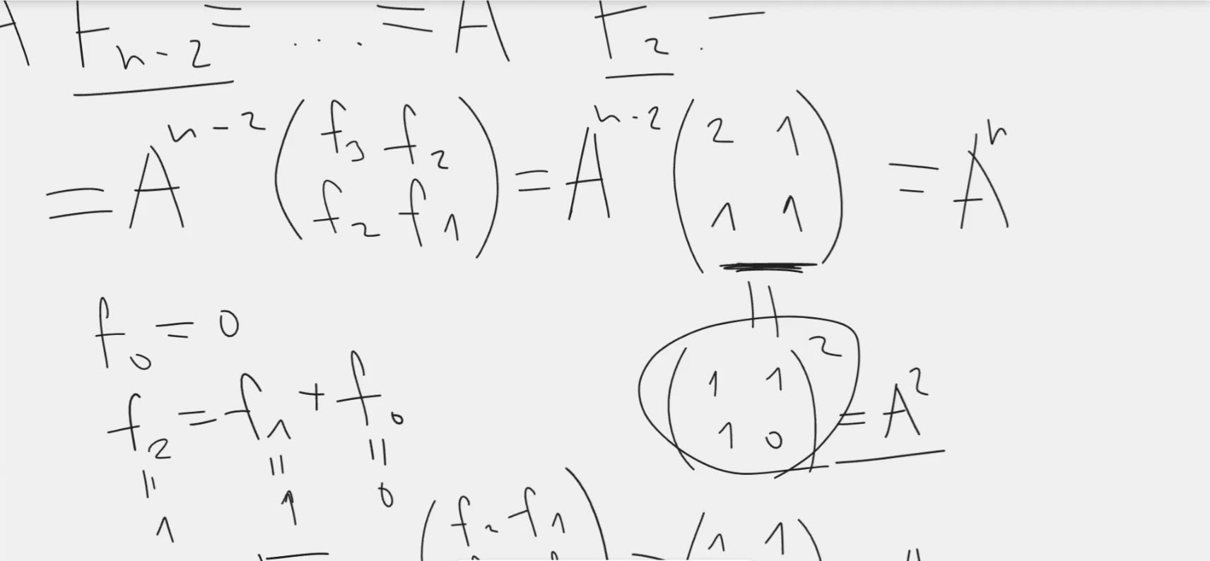Cassinis Identity For The Fibonacci Numbers Using Matrices