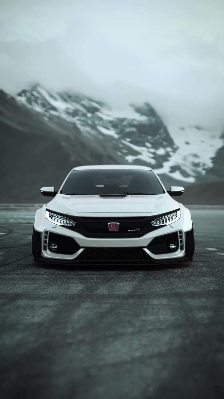 Civic type R -render is crazy