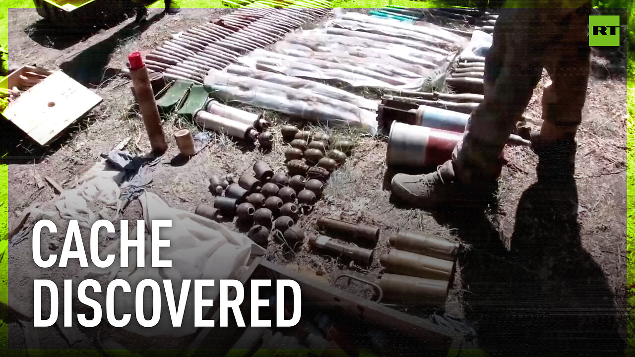 Russian National Guard neutralizes large cache of foreign weapons in LPR