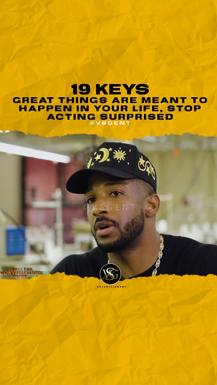 @19_keys Great things are meant to happen in your life, stop acting ...