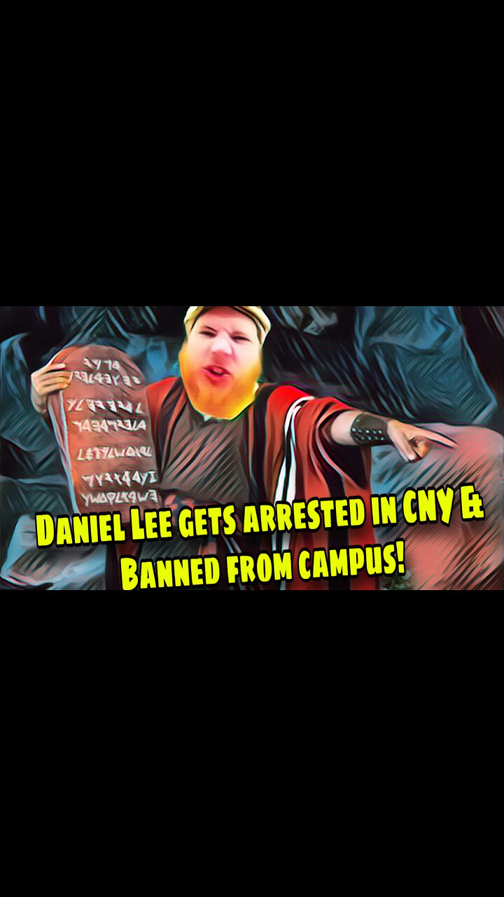 Daniel Lee gets arrested at SUNY Oneonta and banned from campus..