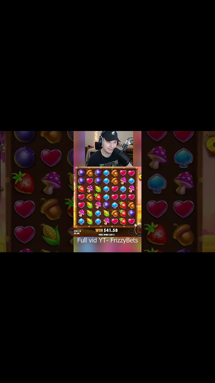 CHICKEN DROP HITS HUGE TOP SYMBOL STRAWBERRYS