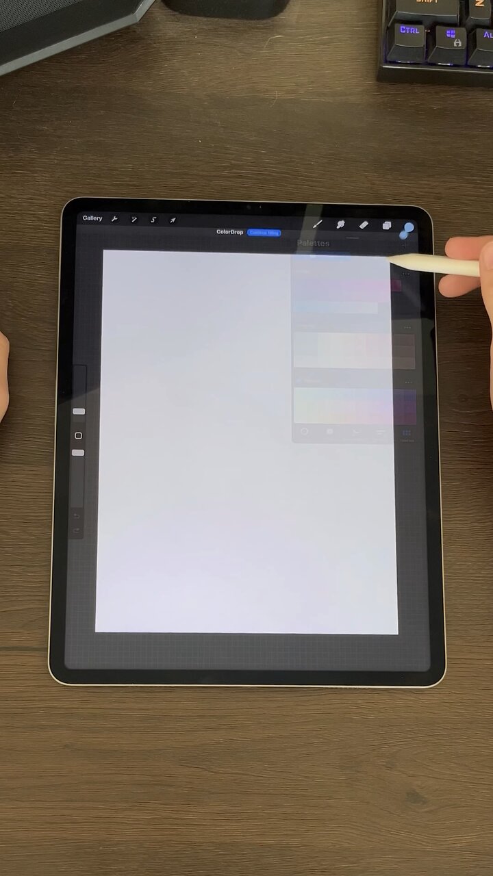 Procreate: how to draw simple bubbles!