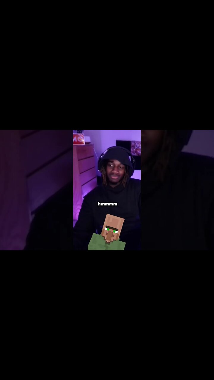 Rizzing up Minecraft Villager #fyp #minecraft