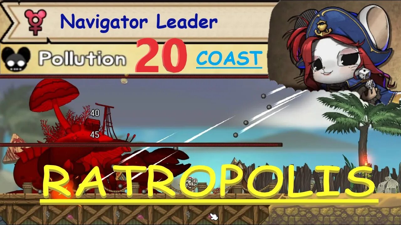 RATROPOLIS Female Navigator Leader Pollution 20 Coast! HOLD FAST ...