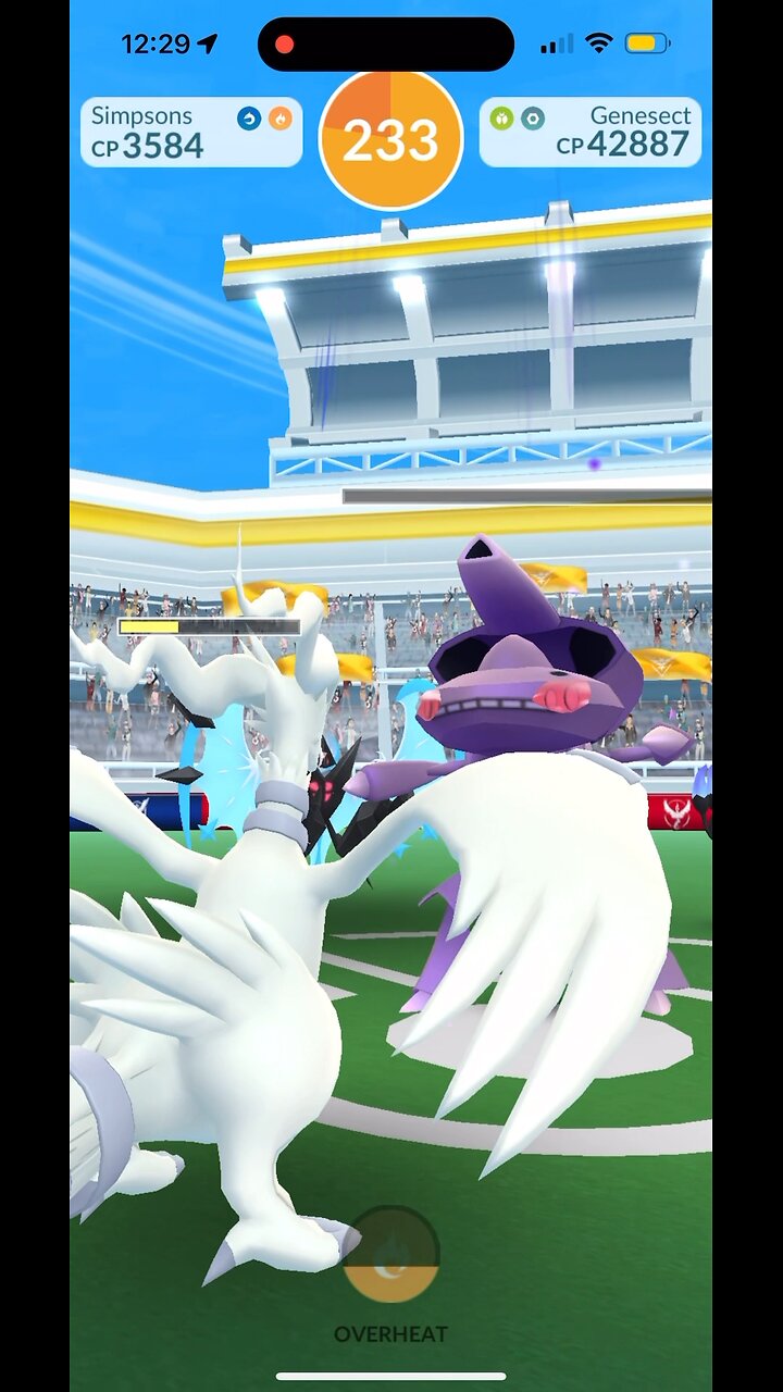 Pokémon Go: Genesect Five Tier Raid Gameplay