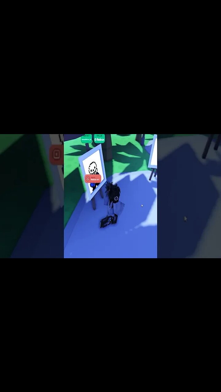 Diamond Minecraft Sword in Starving Artists Roblox (step by step)