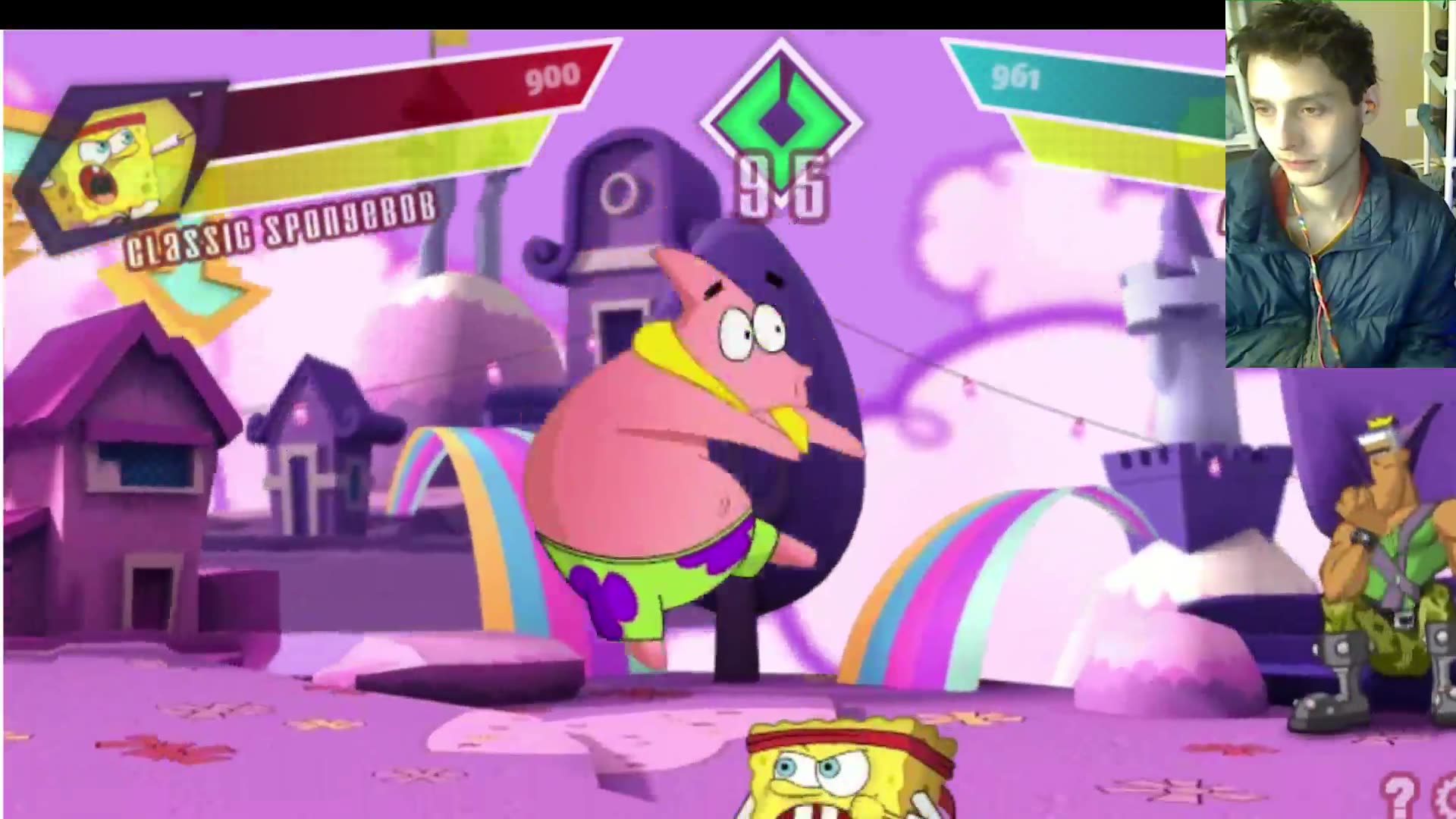 Nickelodeon Super Brawl Showdown! Battle #29 - SpongeBob SquarePants VS ...