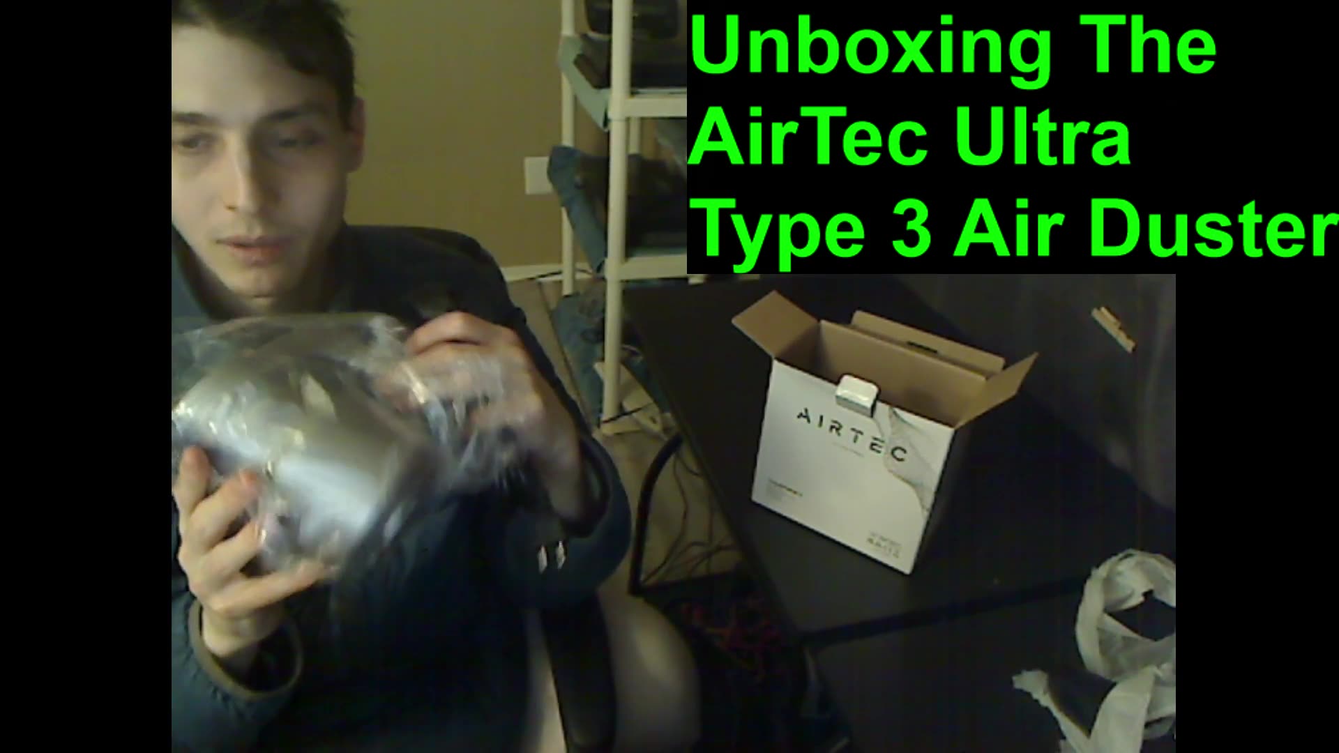Outtake #184 Of The Unboxing Of The AirTec Ultra Type 3 Air Duster