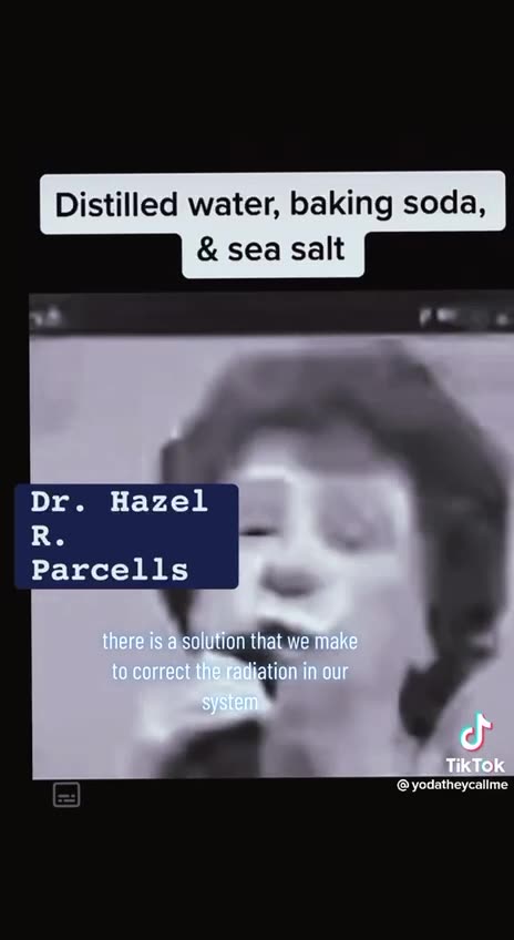 Clear your system from radiation with this formula of Distilled water