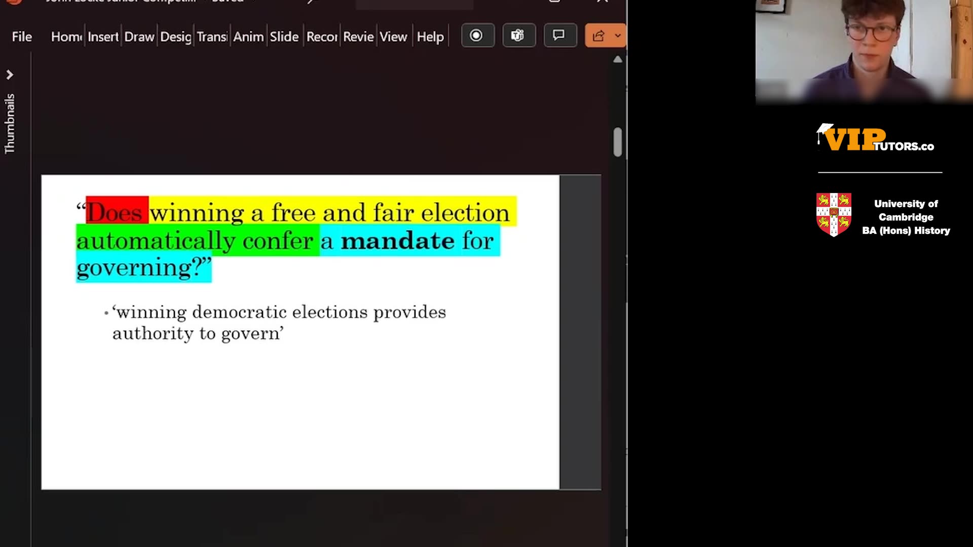 John Locke 2024 Junior Prize Question 1 - Question Analysis (Part 4 of 5)
