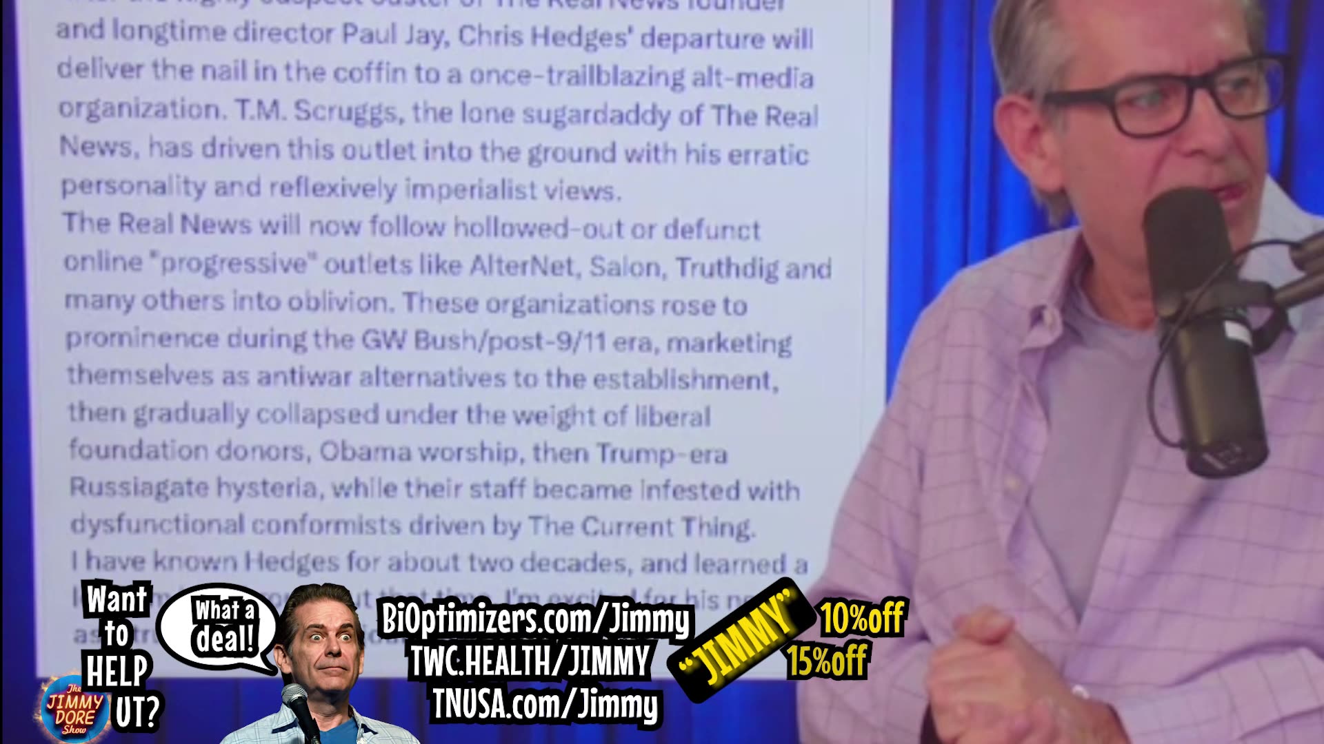 The Jimmy Dore podcast is one of the top podcasts on Apple! Jimmy Dore⨳ ...