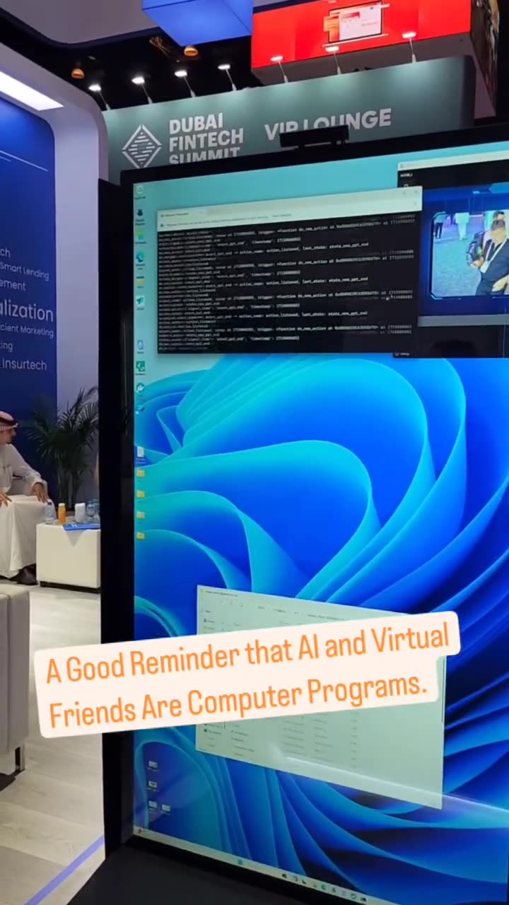DYNA AI had a virtual assistant at the @dubaifintechsummit #dxb #dubai