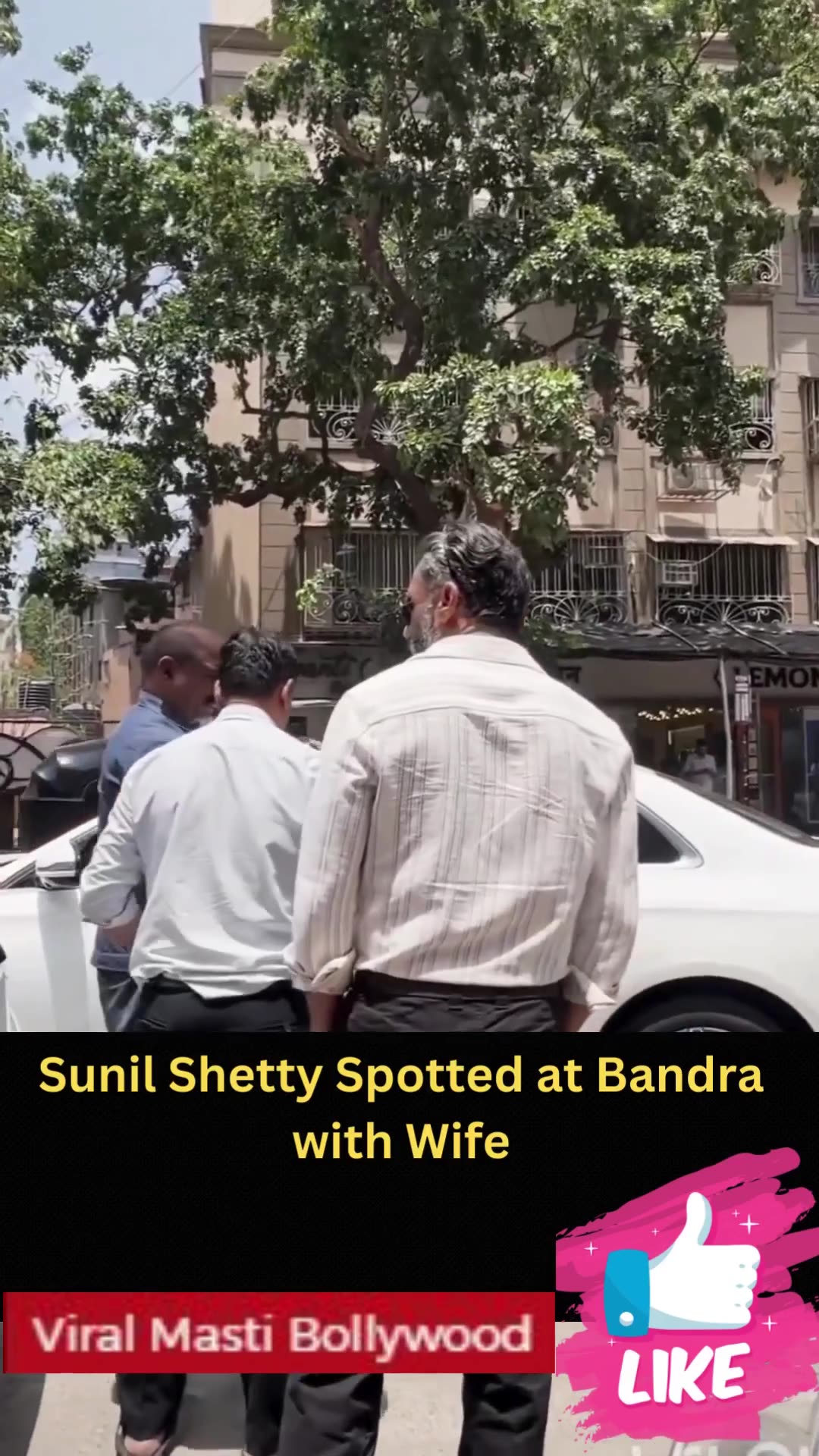 Sunil Shetty Spotted at Bandra with Wife #sunilshetty #shorts #short