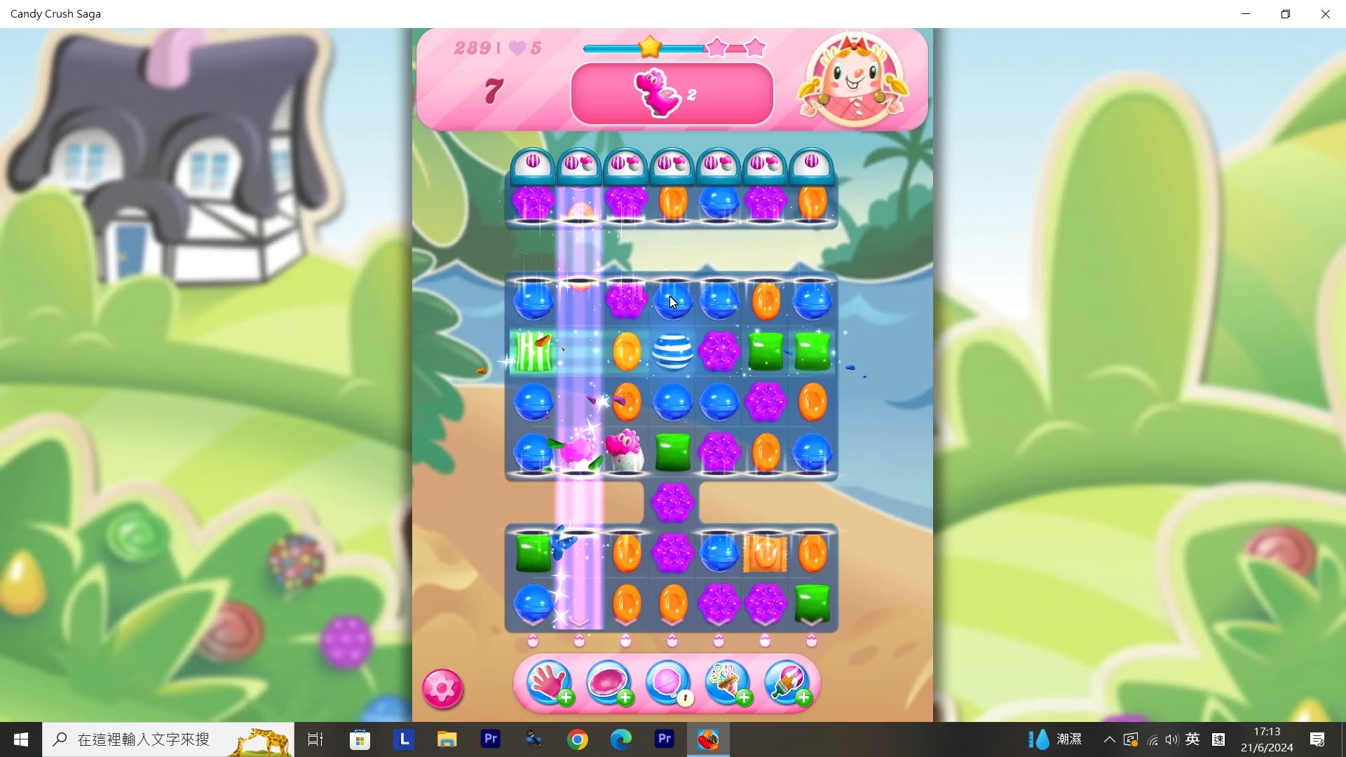 Candy Crush Saga Record (Level 289)