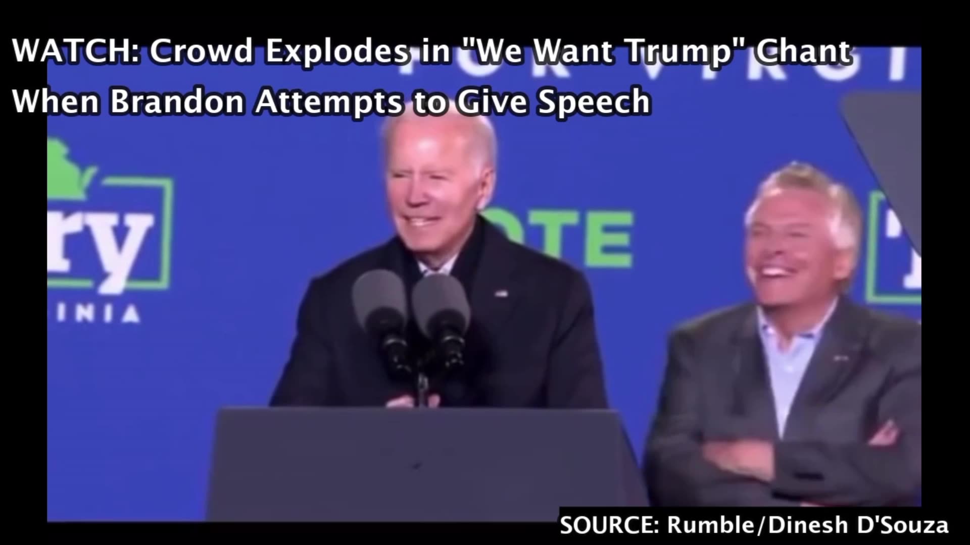 WATCH: Crowd Explodes in "We Want Trump" Chant When Brandon Attempts to ...
