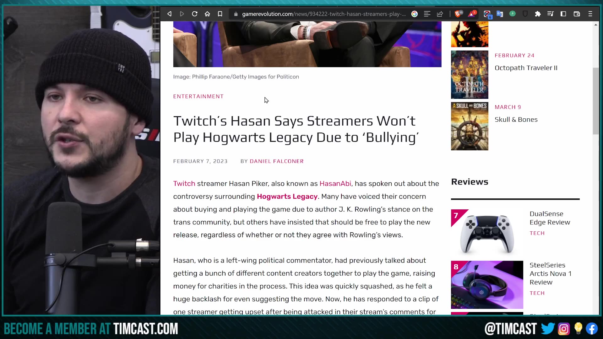 Tim Pool Addresses The Quartering, Sam Seder, The Young Turks, AOC, and ...