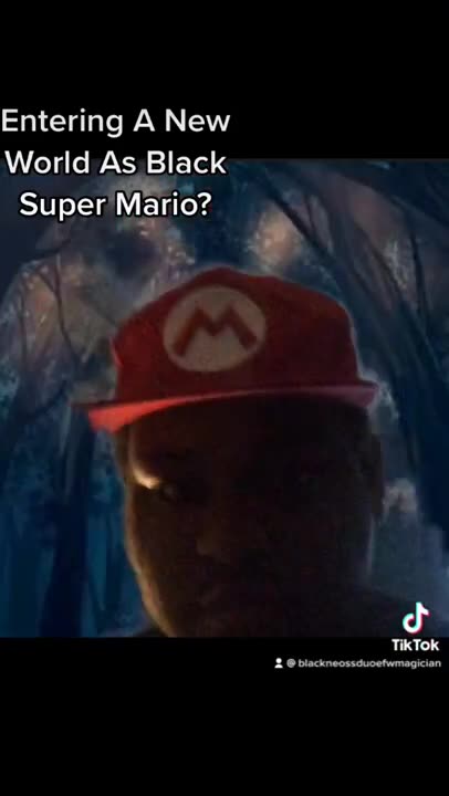 Entering A New World As Black Super Mario