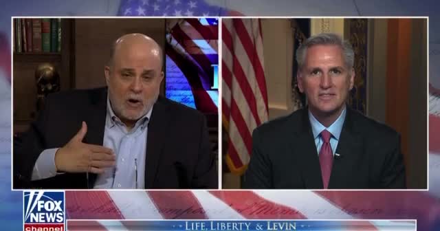 Speaker Kevin McCarthy with Mark Levin