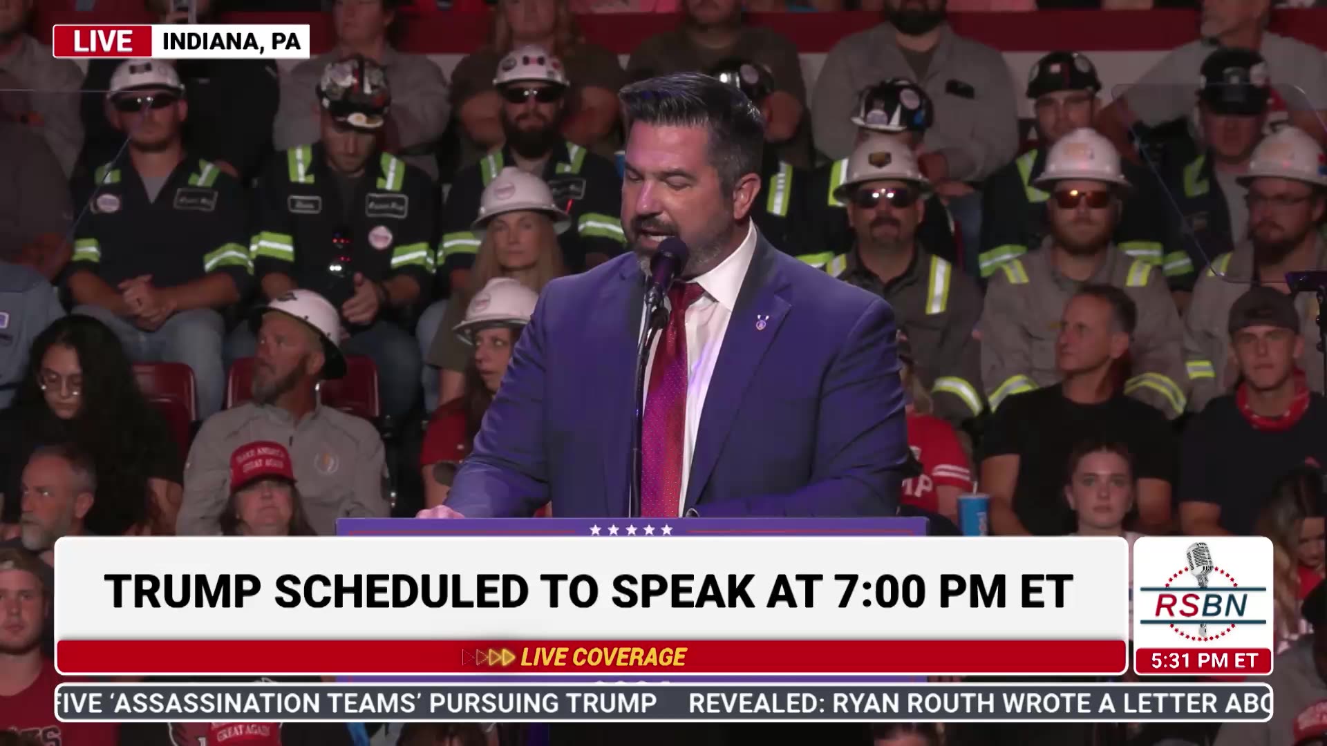 FULL SPEECH: Sean Parnell at Trump Rally in Indiana, Pennsylvania - 9/23/24