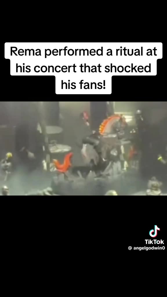 Satanic ritual at concert