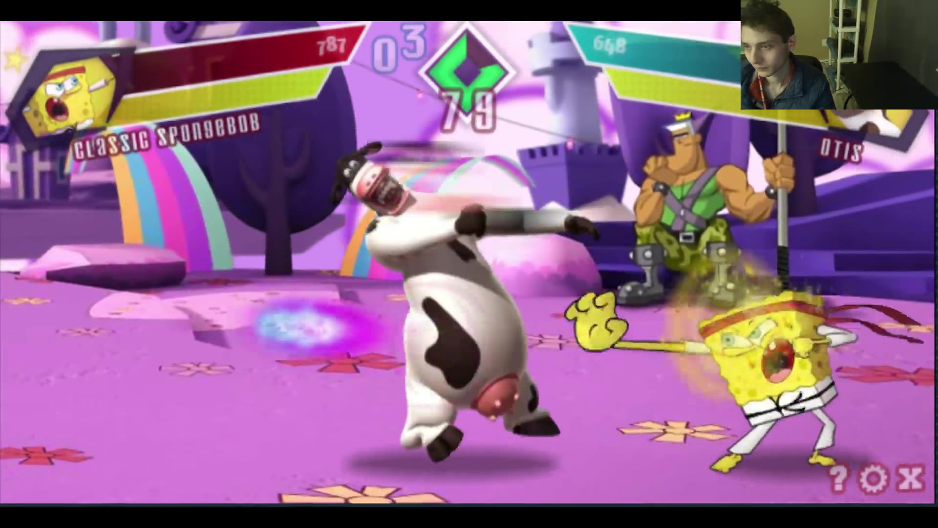 Nickelodeon Super Brawl Showdown! Battle #2 - SpongeBob SquarePants VS ...