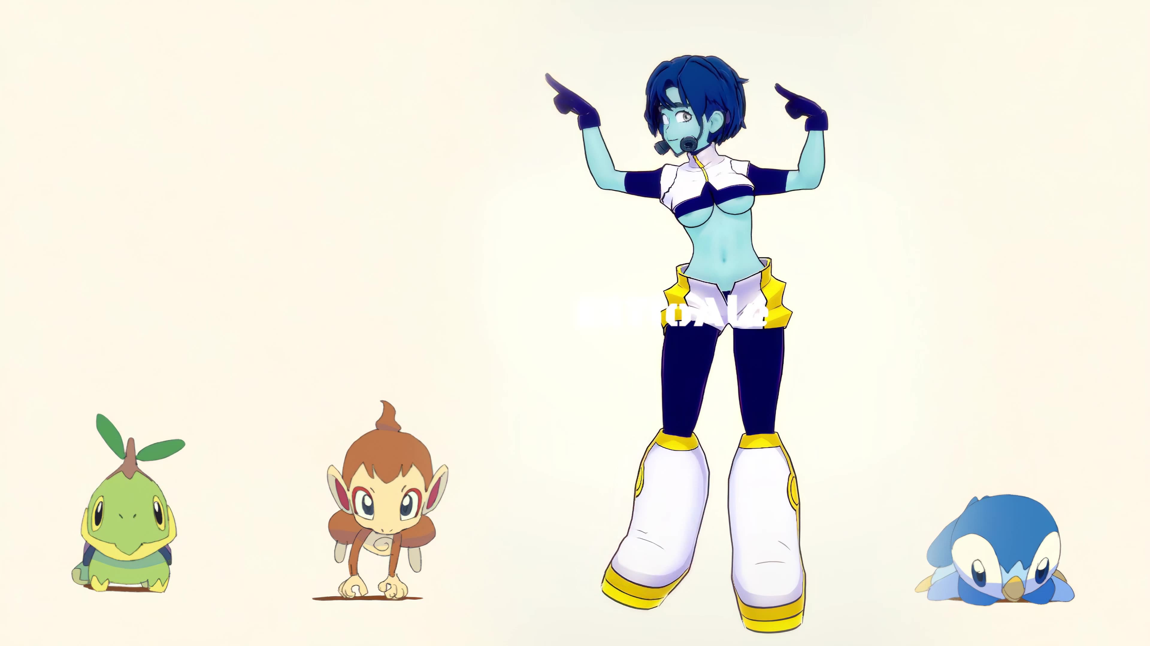 Bubble Girl My hero Academia Pokémon dancing POKÉDANCE #mmd #Bubble # ...