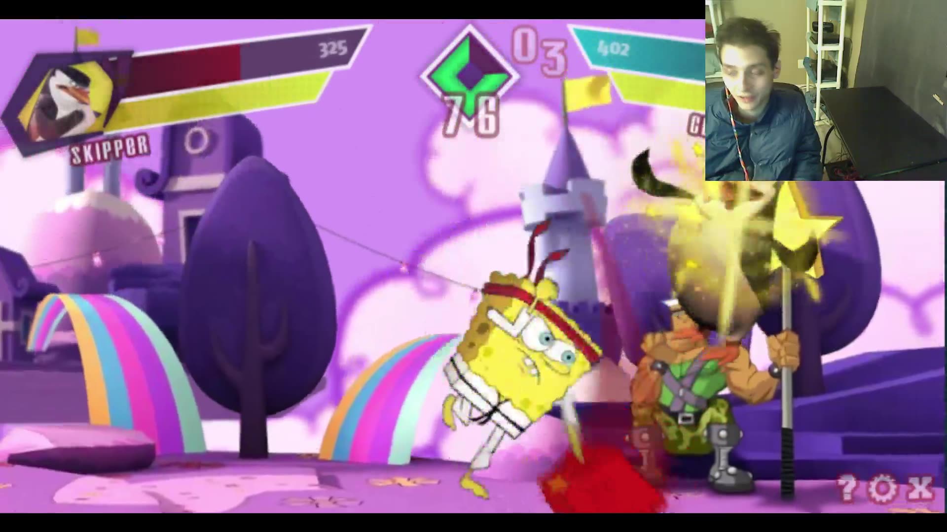 Nickelodeon Super Brawl Showdown! Battle #22 - SpongeBob SquarePants VS ...