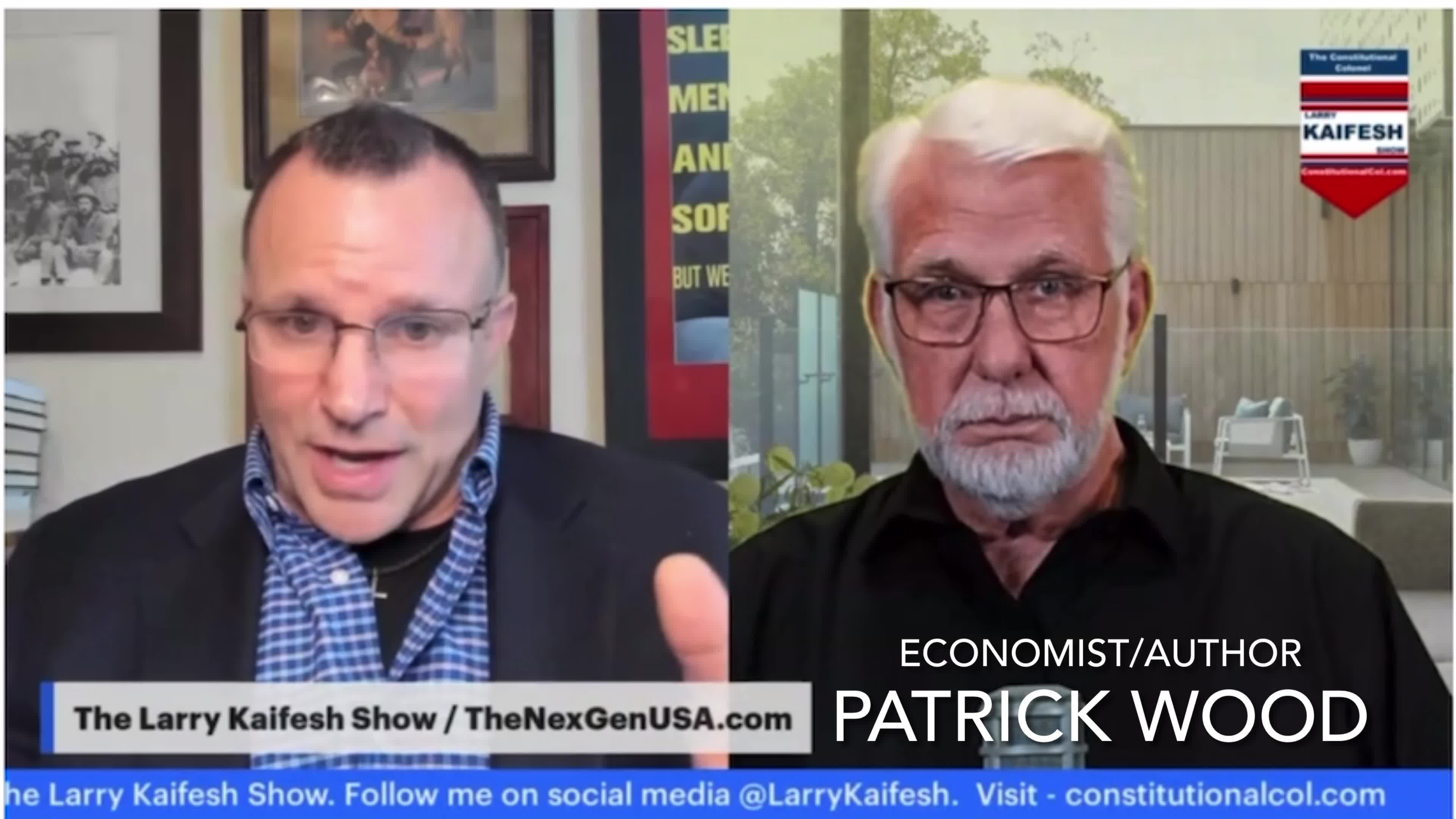 Patrick Wood with The Constitutional Colonel Larry Kaifesh Show #14 ...
