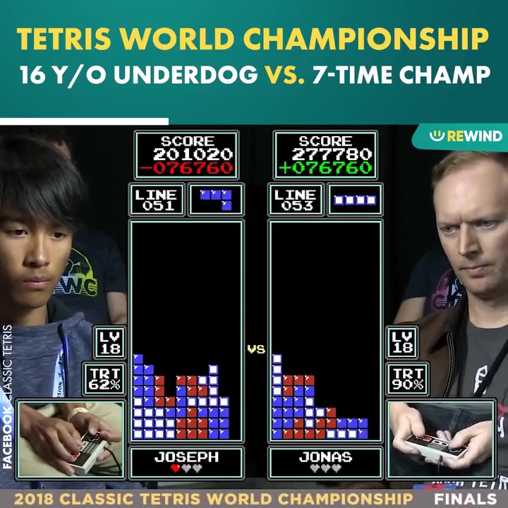 Tetris world championship || 16 year old vs 7 times champian