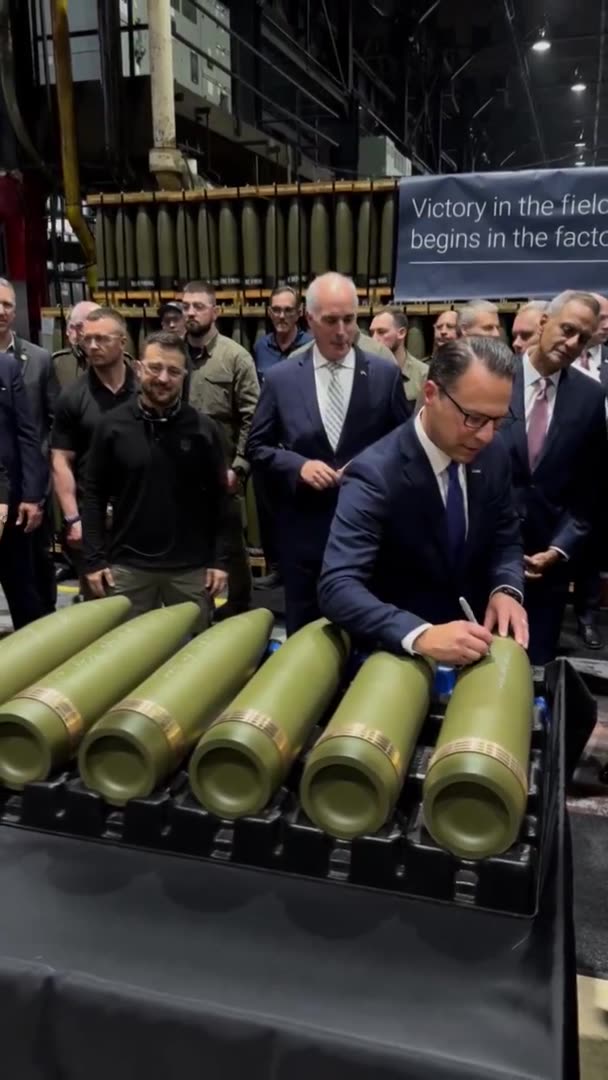 NEW DETAILS: PA Gov Josh Shapiro Signs Artillery Shell In Front Of ...
