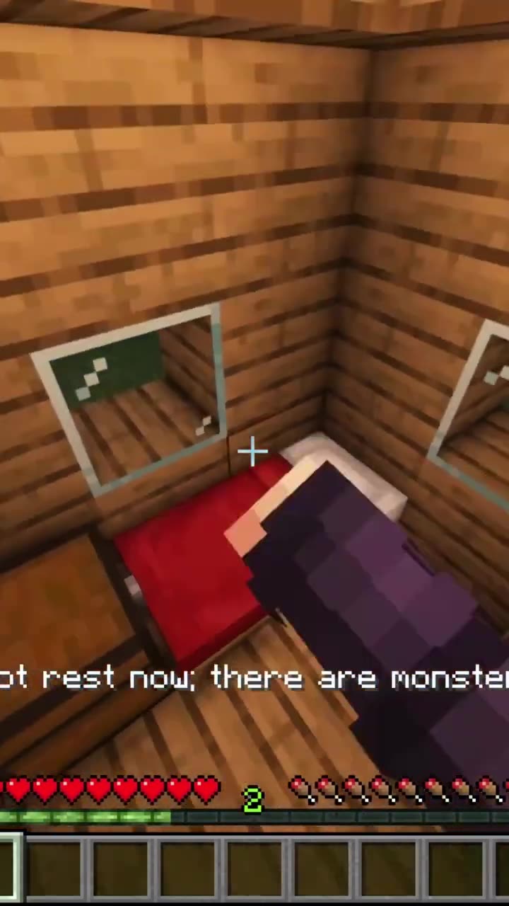 MINECRAFT BED TRAP #minecraft #minecrafttutorial