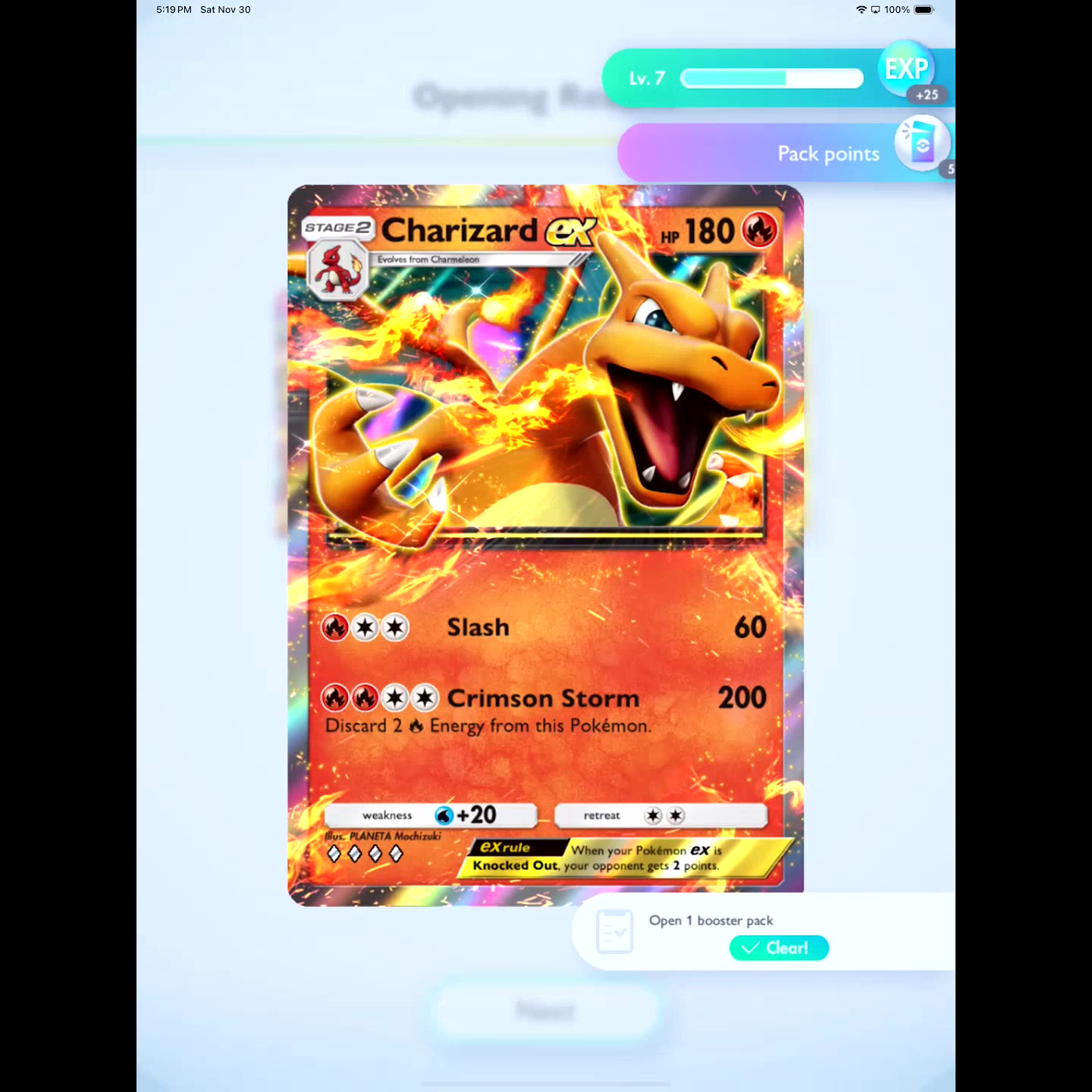 Pokémon TCGP: Pulling Charizard Ex