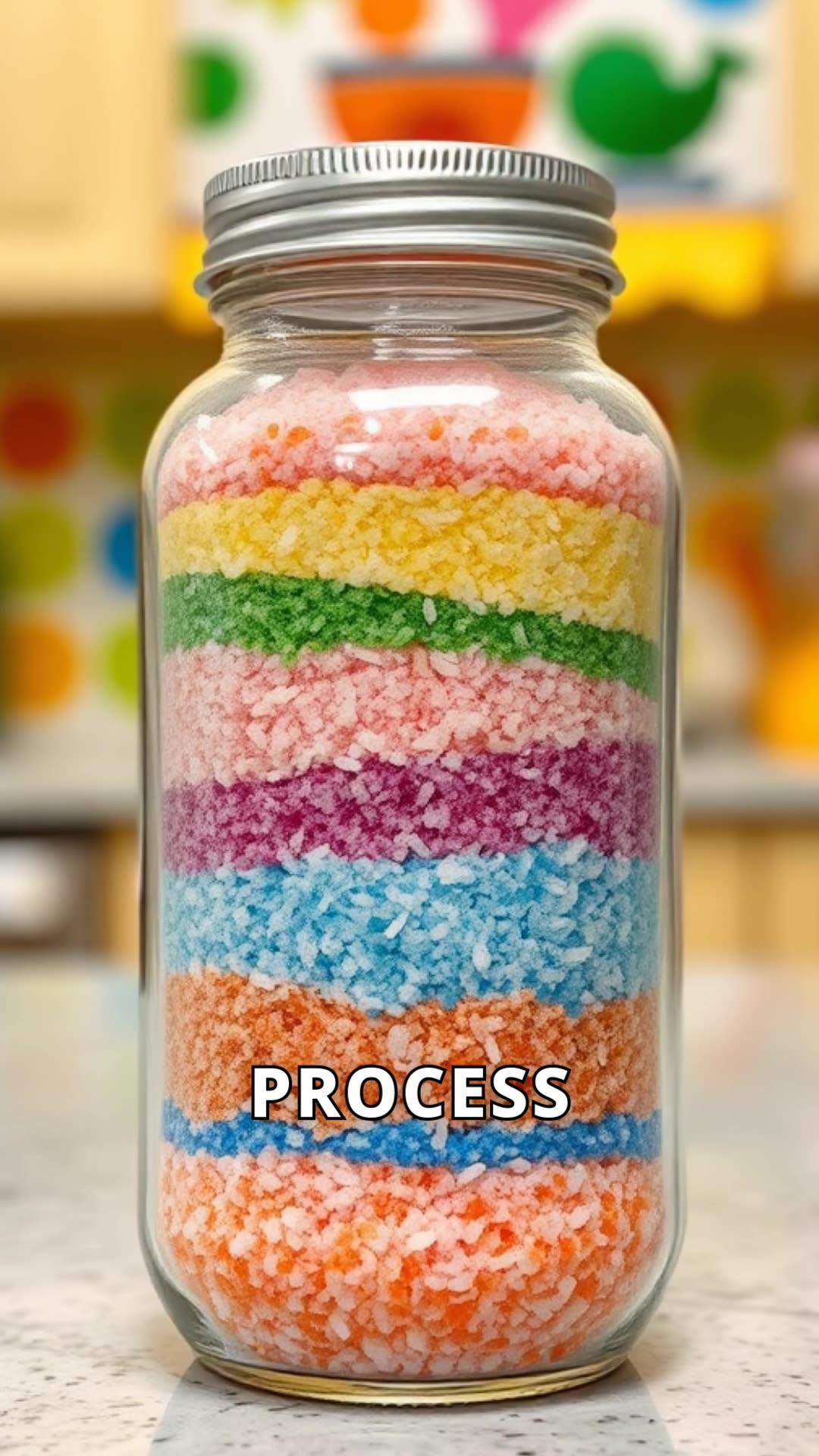 DIY Rainbow Salt Jars: Colorful and Creative!
