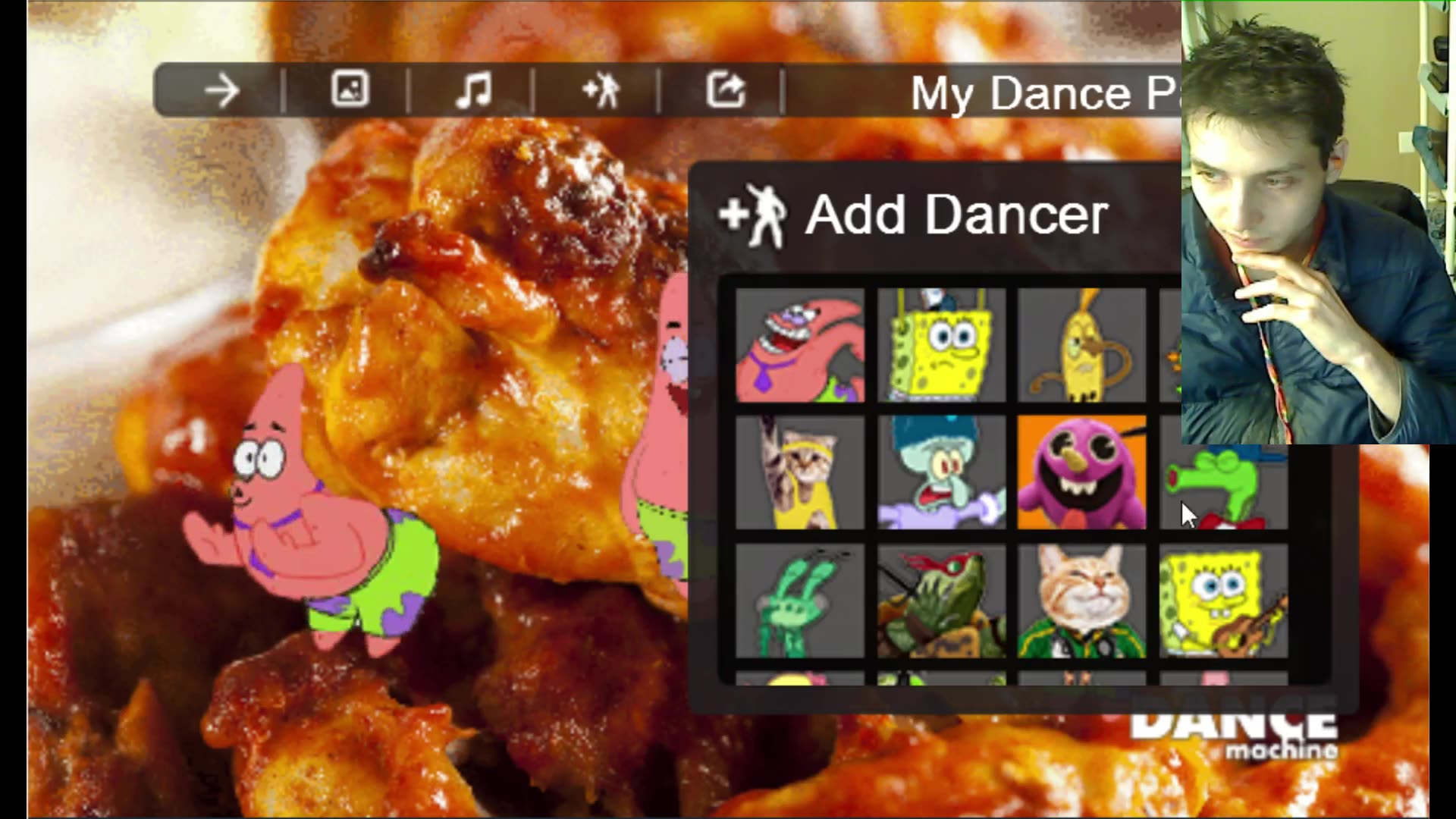 Nick Dance Machine Video Game Funny Gameplay Featuring Multiple Patrick ...