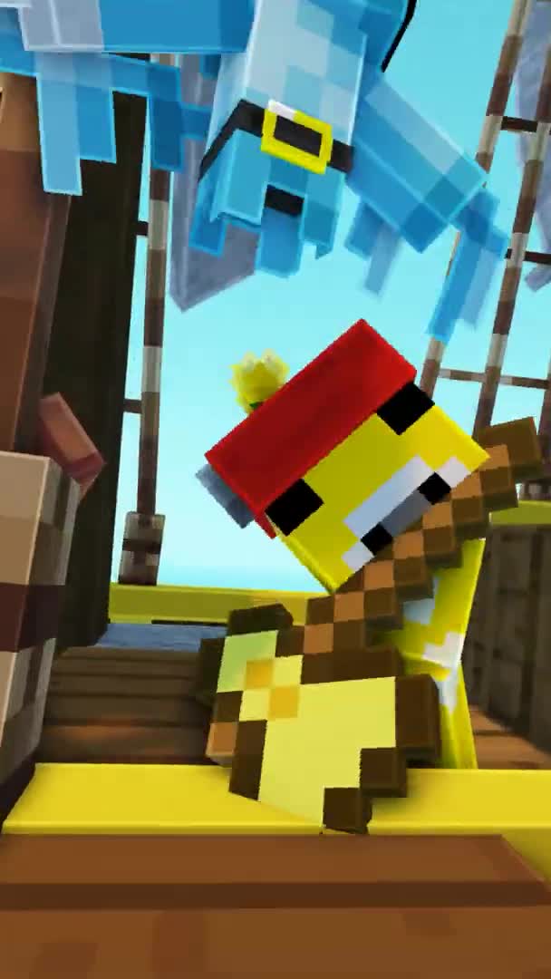 Minecraft Pet Mobs as Pirates