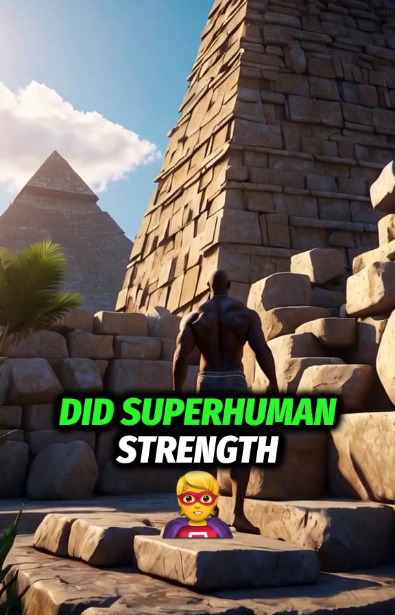 How were the pyramids really built? Superhuman strength or help from ...