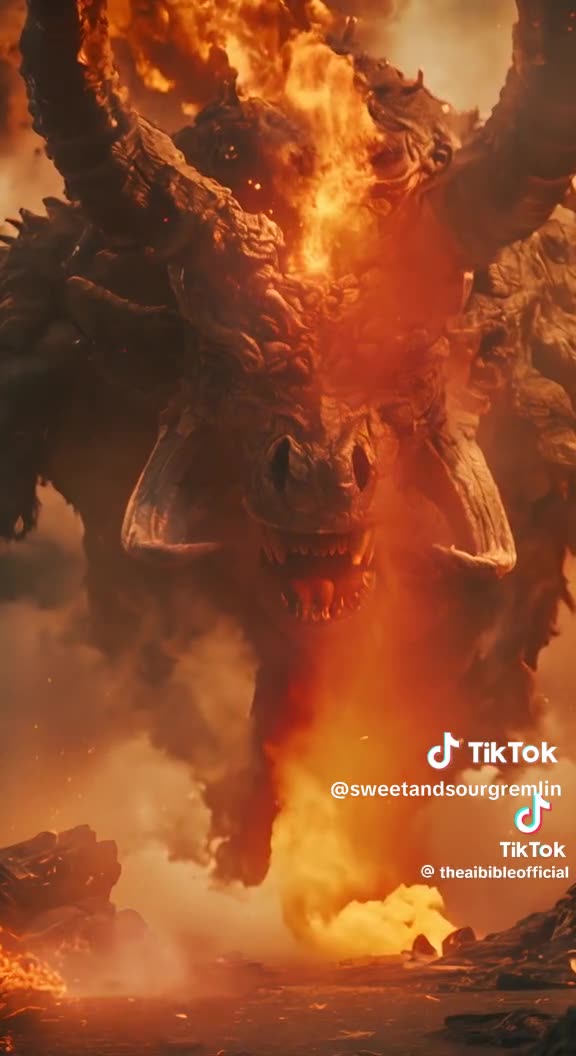 HOW PEOPLE IMAGINE THE BEAST OF THE EARTH FROM REVELATION!