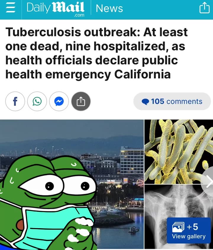 CA - State of Emergency Declared for Tuberculosis Outbreak which ...