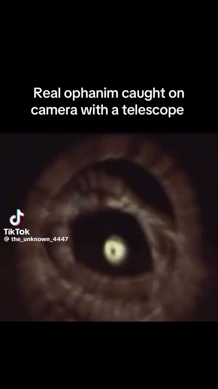 A Ophanim caught on camera using a powerful zoom telescope.🪽