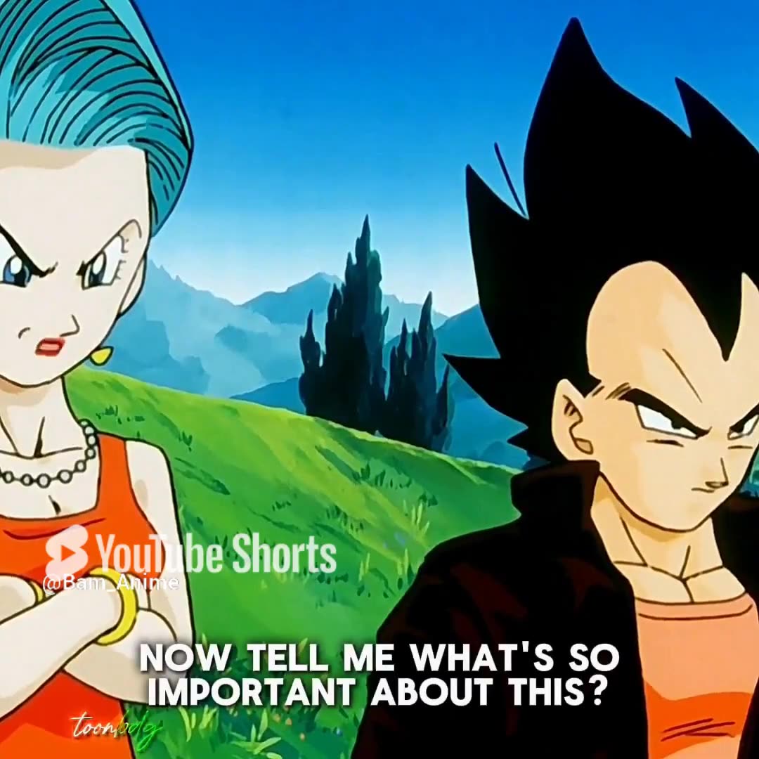 Goku calls Bulma Old Dragon Ball Z #anime #dbz #shorts