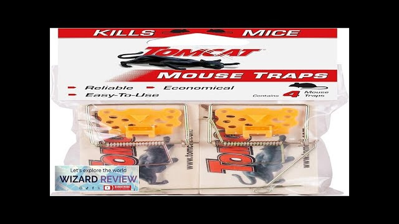 Tomcat Mouse Traps (Wooden) 4 Traps Review