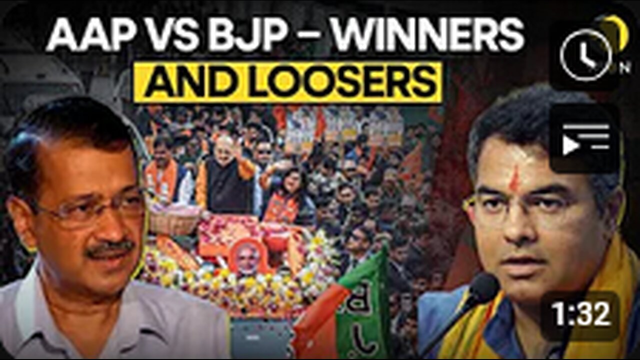Delhi Election Results_ Kejriwal Loses New Delhi Seat as BJP Makes A ...