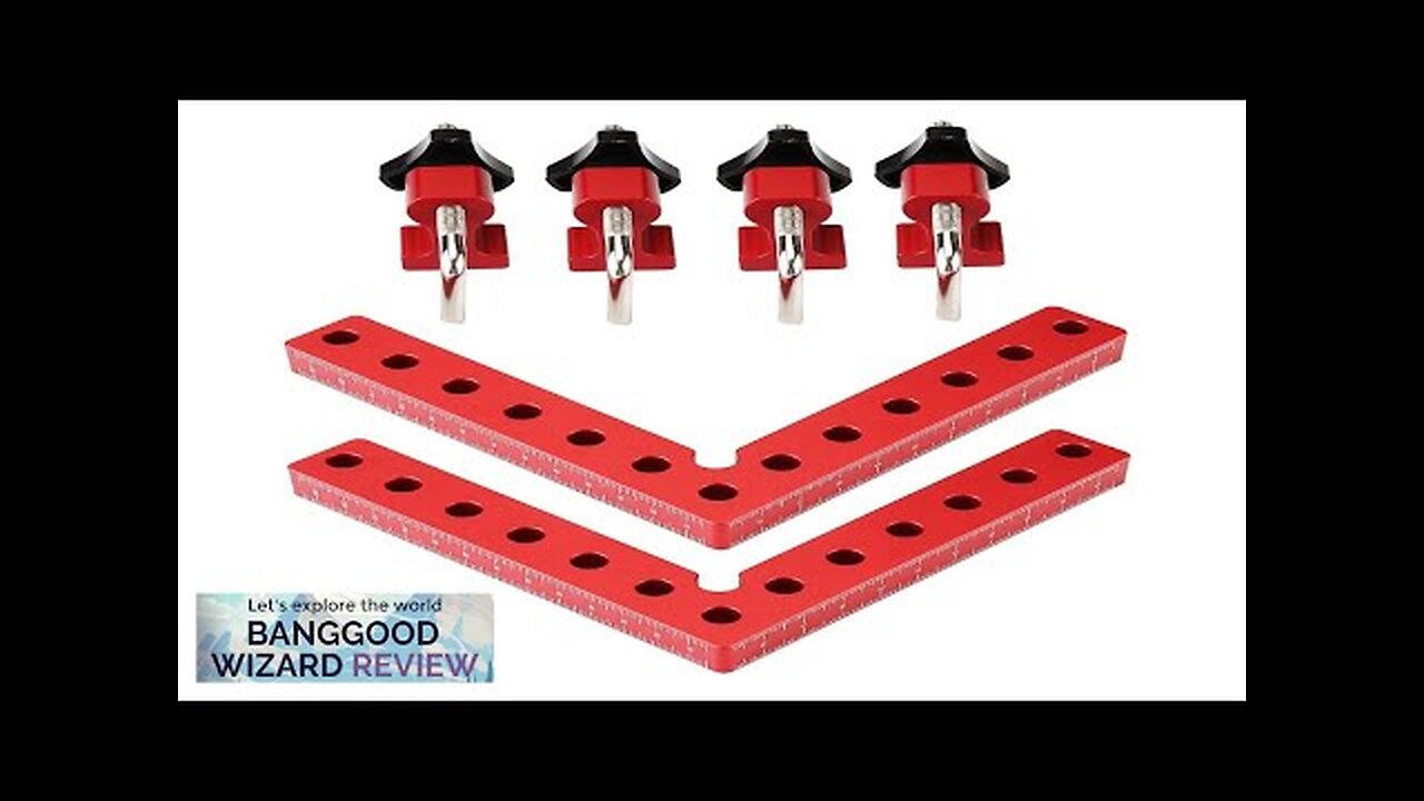 VEIKO 2 Set Woodworking Precision Clamping Square L-Shaped Auxiliary ...