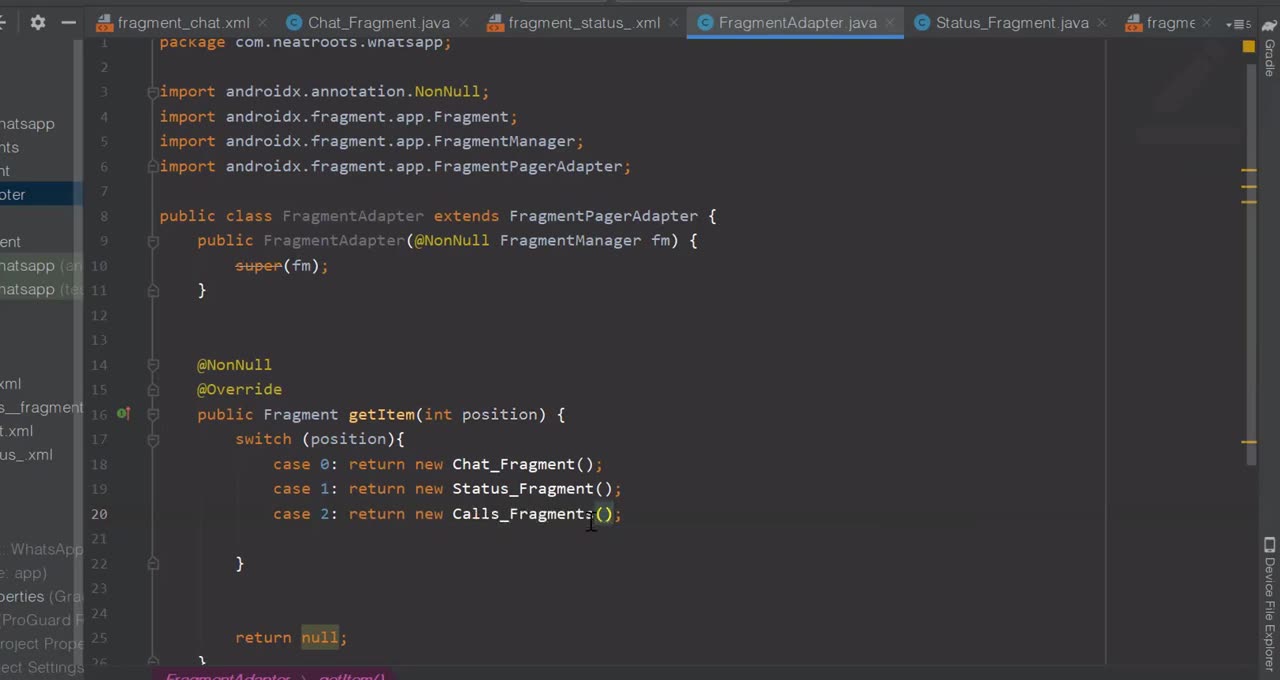 53 Creating Tabs in Android Studio with Tabbed Activity - Android Tutorial